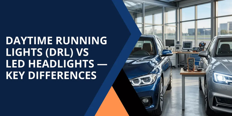 Daytime Running Lights (DRL) vs LED Headlights: Find Differences – Auto ...