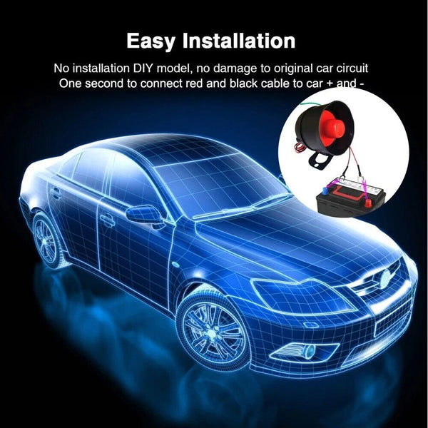 Vjoycar Newest DIYV0 Wireless Siren Finding Car Vibration Sensor Immob ...