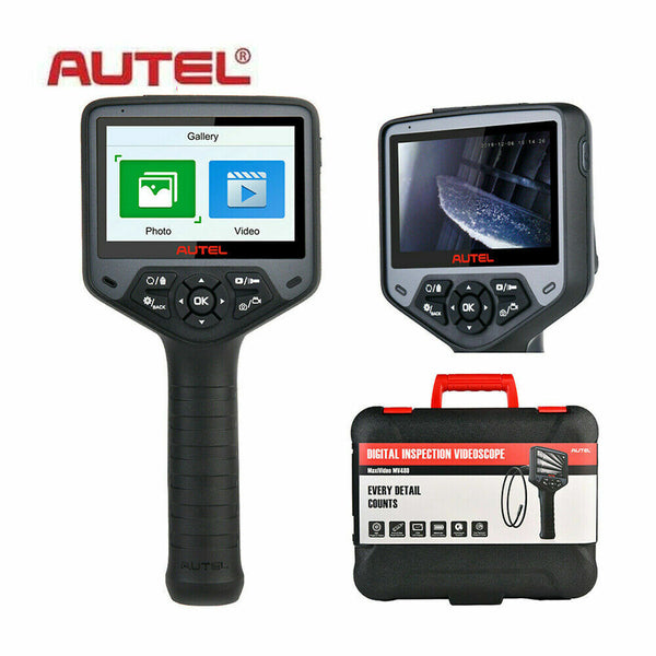 Autel MaxiVideo Dual-Camera Digital Videoscope Inspection Camera Endos ...