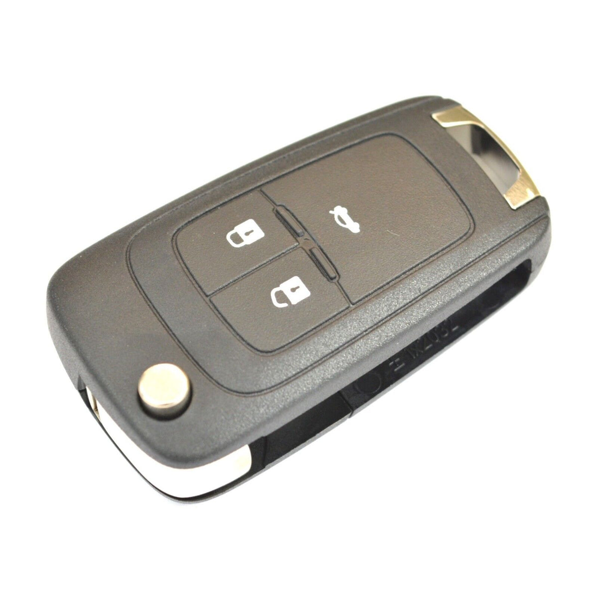 Fits Holden Cruze Complete key 3 Button Flip Key blank includes chip ...