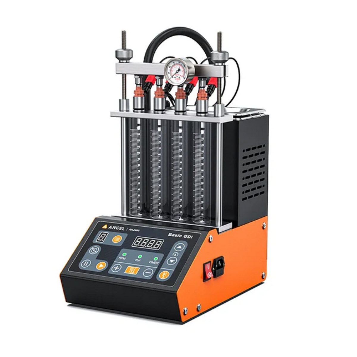 ANCEL ANJ400 Fuel Injector Cleaner Tester GDI EFI Ultrasonic 4-Cylinde ...
