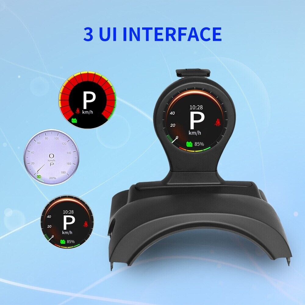 Vjoycar Y5Pro Switchback Model 3/Y MultiData Display Dashboard Car Spe ...