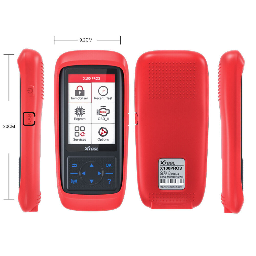 XTOOL X100 Pro3 Professional Free Update OBD2 Car Code Reader Diagnosi ...